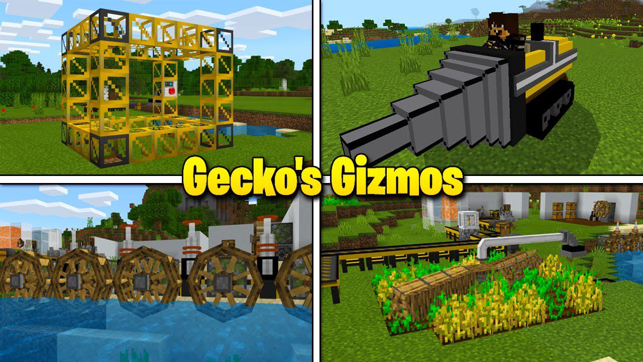 Gecko's Gizmos Addon (1.19, 1.18) - Customizable Quarries, Auto-Miners ...