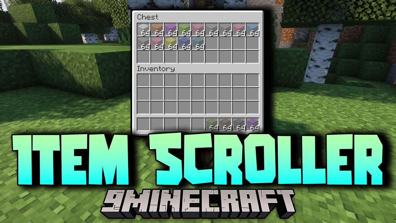 Item Scroller Mod (1.19.2, 1.18.2) - Moving Items in Inventory GUIs - Mc-Mod.Net