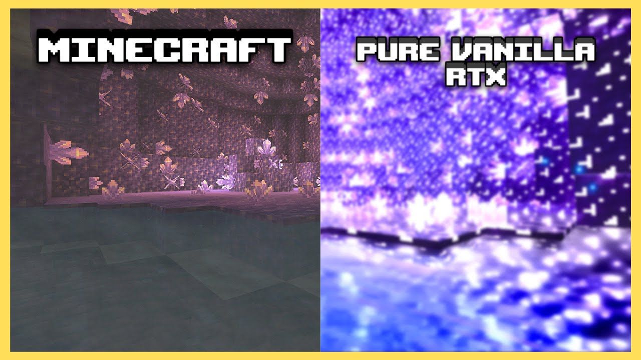 Pure Vanilla RTX Shaders (1.19, 1.18) - Default Textures on Ray Tracing ...