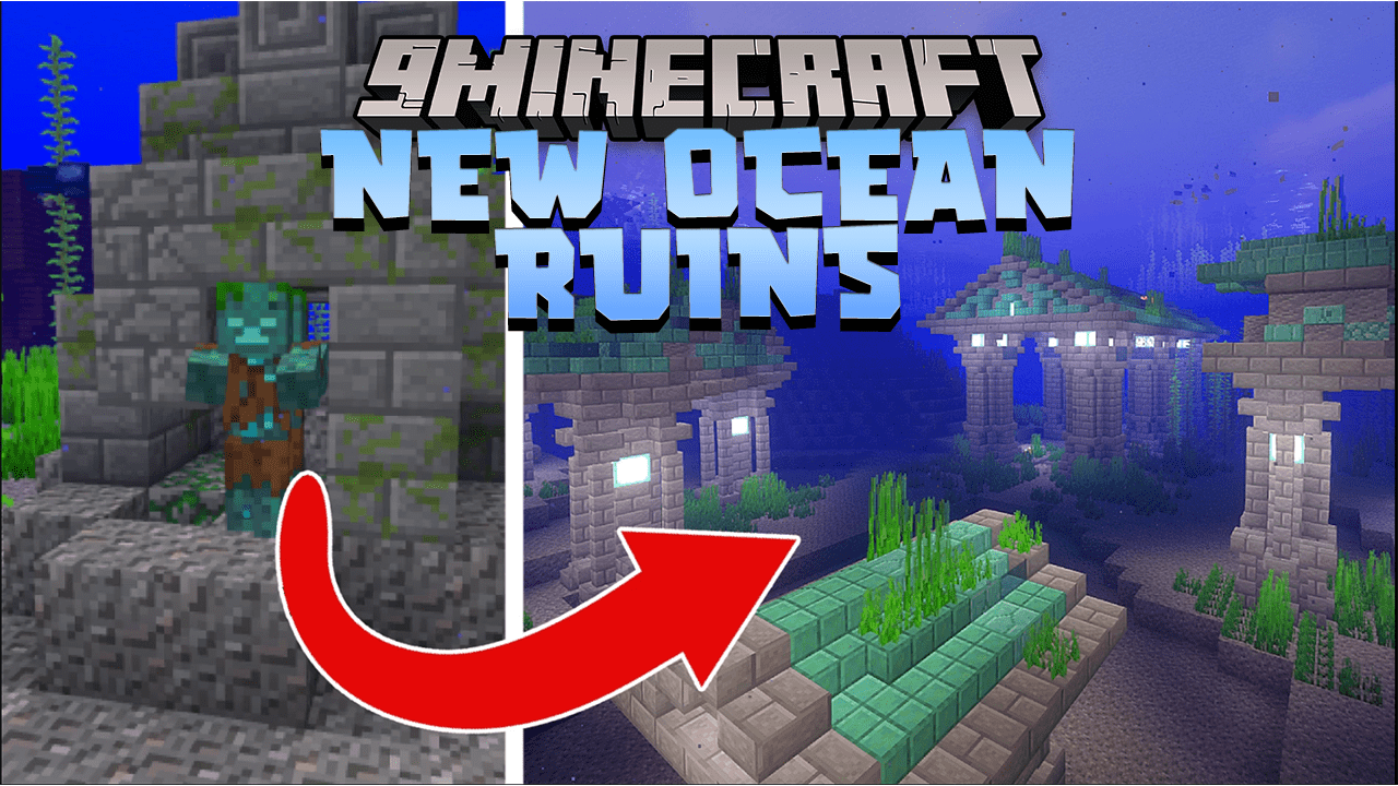 New Ocean Ruins Data Pack (1.19.2, 1.18.2) - Better Ocean Ruins! - Mc ...