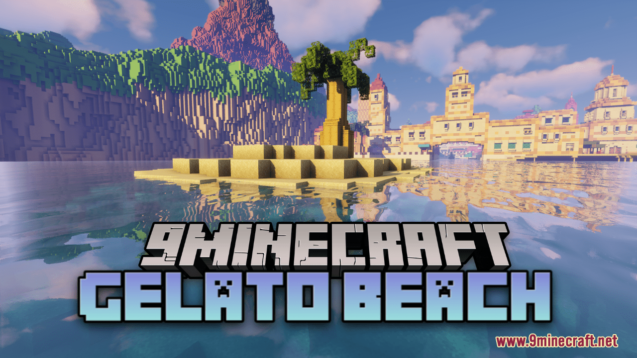 Gelato Beach Map (1.19.2, 1.18.2) - Super Mario Sunshine Build Series - 9Minecraft.Net