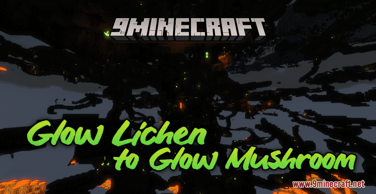 Glow Lichen to Glow Mushroom Resource Pack (1.19.2, 1.19) - Texture ...