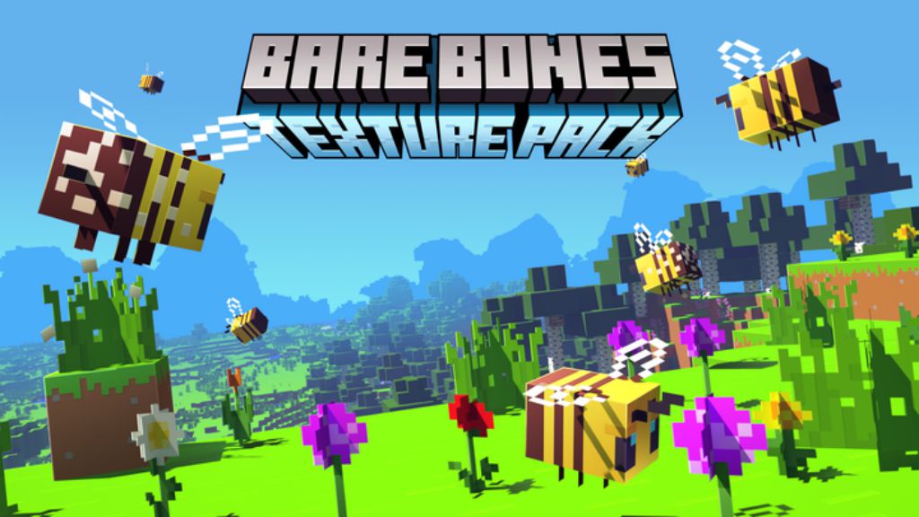 Bare Bones Resource Pack (1.21.1, 1.20.1) - Texture Pack - Mc-Mod.Net
