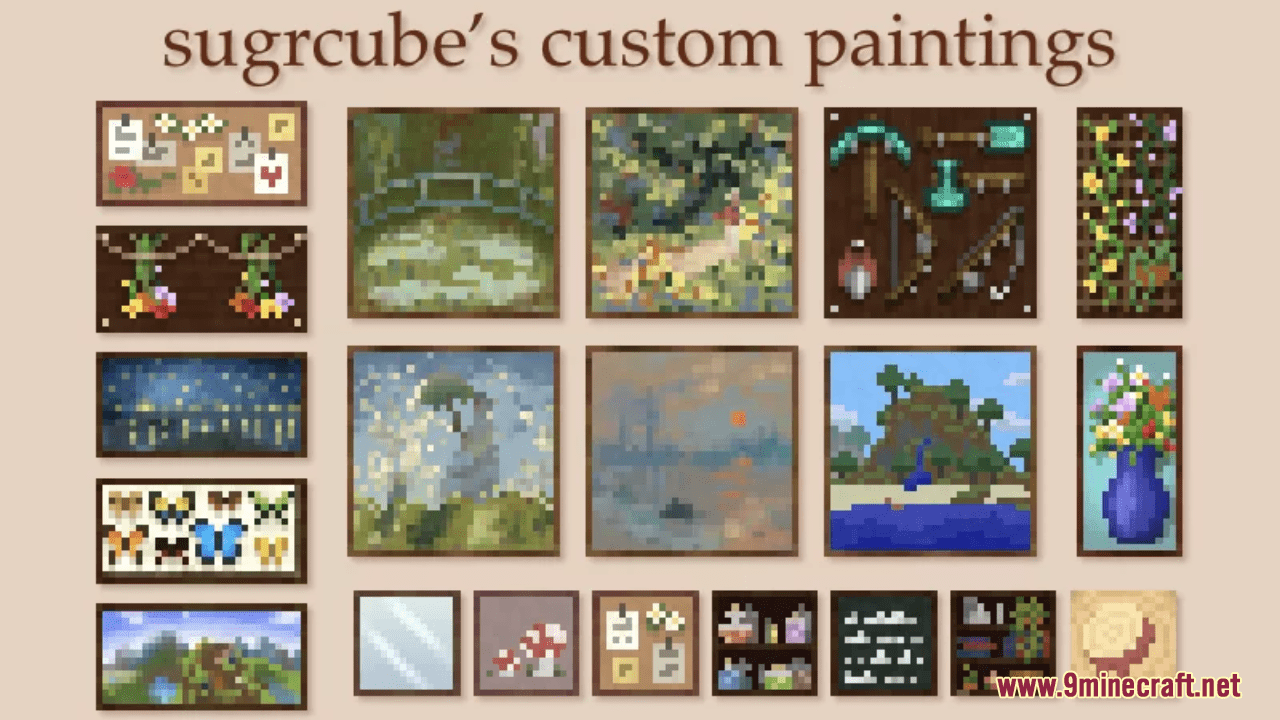 Custom Paintings Resource Pack (1.19.2, 1.18.2) - Texture Pack - Mc-Mod.Net