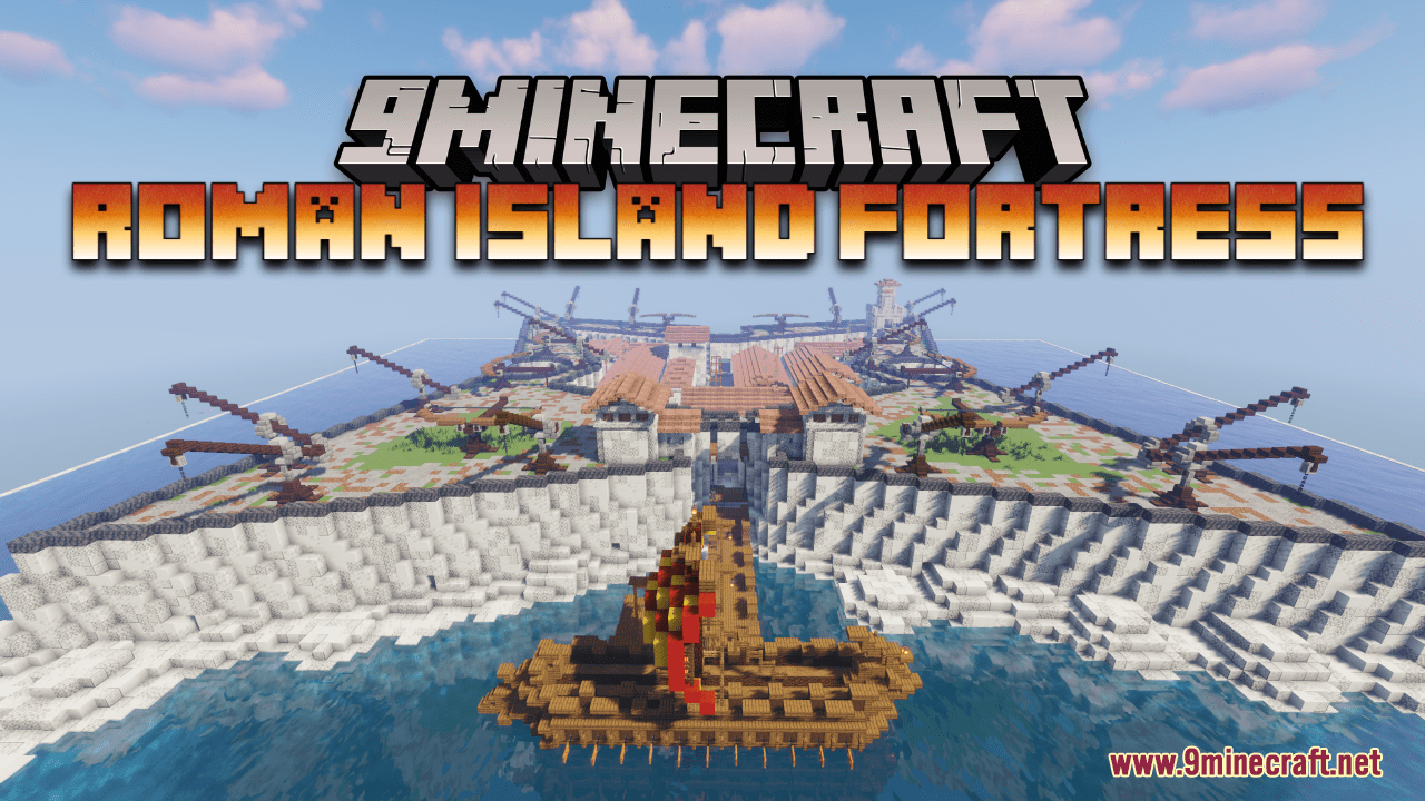 Roman Island Fortress Map (1.19.2, 1.18.2) - Magneficent Island ...