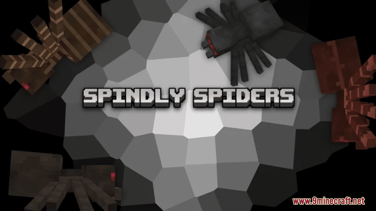 Spindly Spiders Resource Pack (1.19.2, 1.18.2) - Texture Pack - Mc-Mod.Net