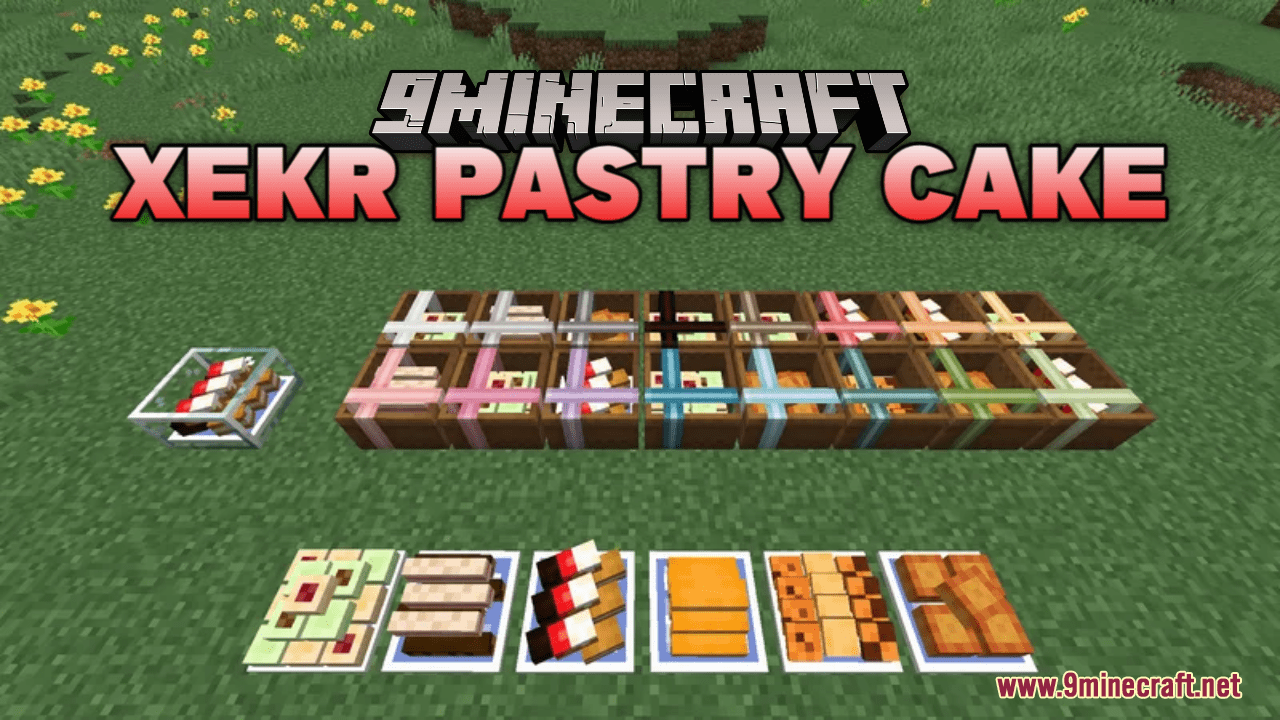 XeKr Pastry Cake Resource Pack (1.19.2, 1.18.2) - Texture Pack - Mc-Mod.Net