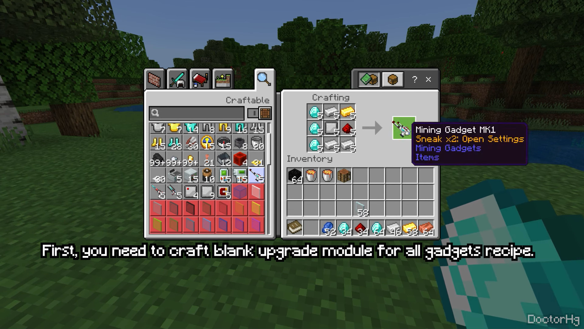 Mining & Building Gadgets Addon (1.21) - MCPE/Bedrock Mod - Mc-Mod.Net