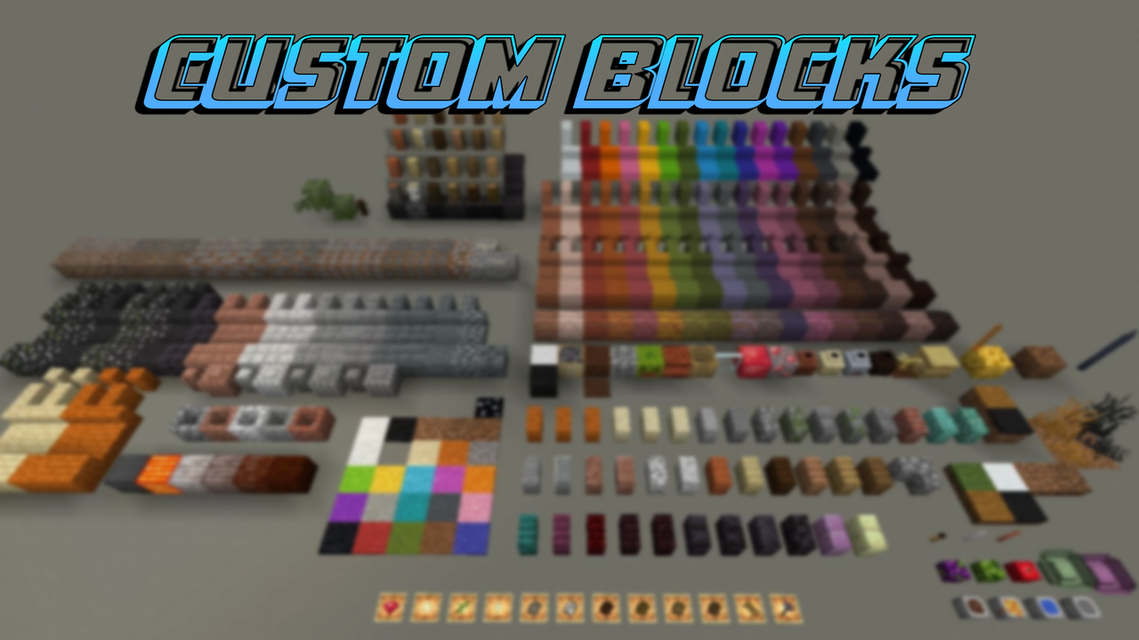 More Custom Blocks Addon (1.21) - MCPE/Bedrock Mod - Mc-Mod.Net