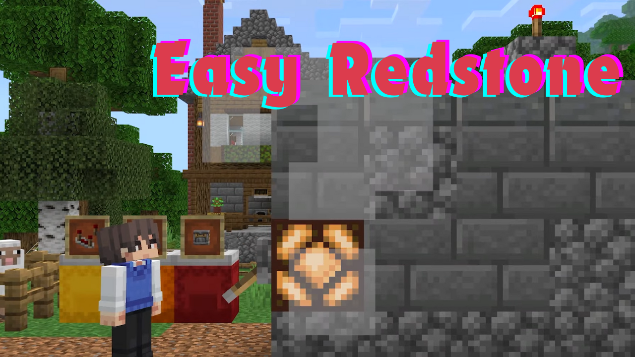 Easy Redstone Addon (1.21) - MCPE/Bedrock Mod - Mc-Mod.Net