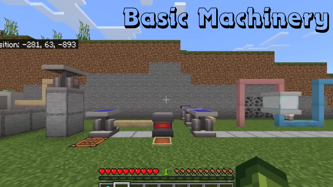 Basic Machinery Addon (Updated) (1.21) - MCPE/Bedrock Mod - Mc-Mod.Net