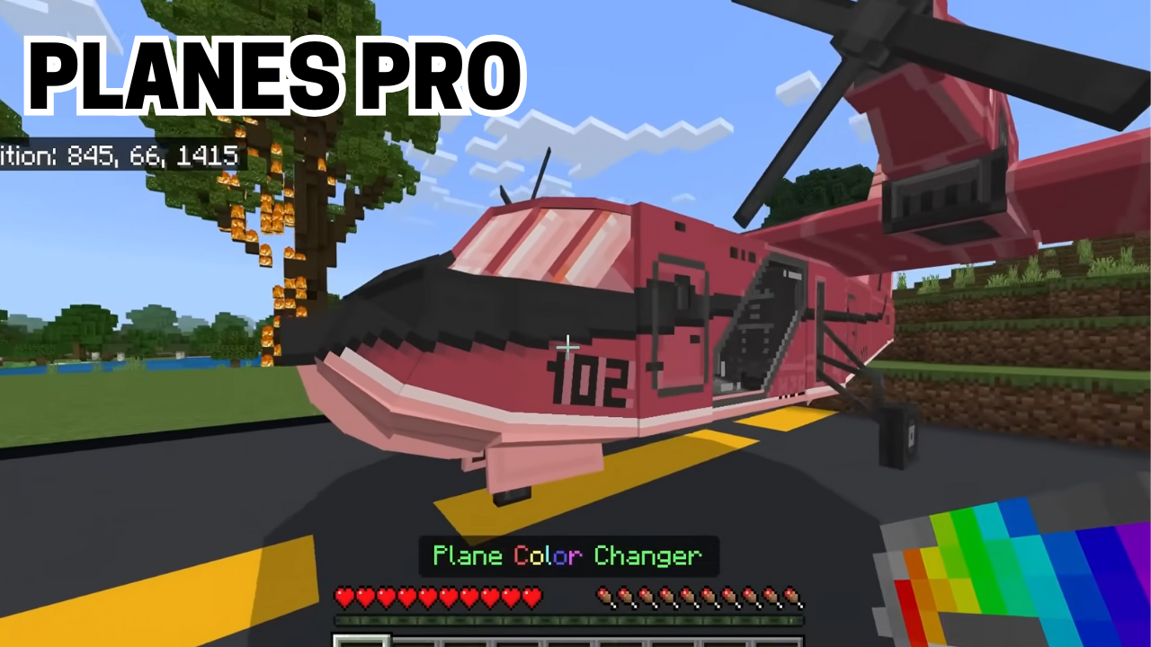 Planes Pro Addon (1.21) - MCPE/Bedrock Mod - Mc-Mod.Net