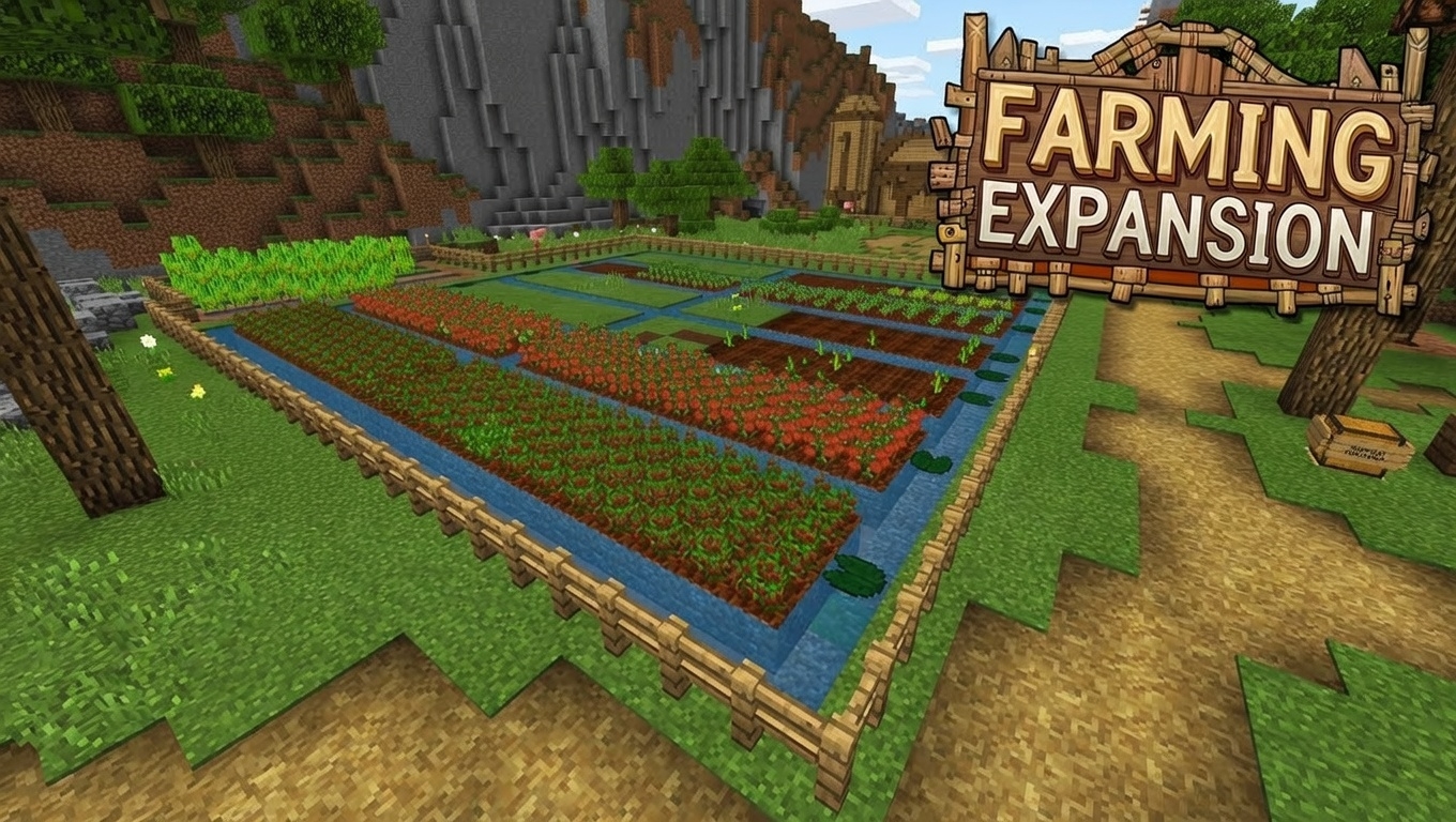 Farming Expansion Map (1.21) - MCPE/Bedrock - Mc-Mod.Net