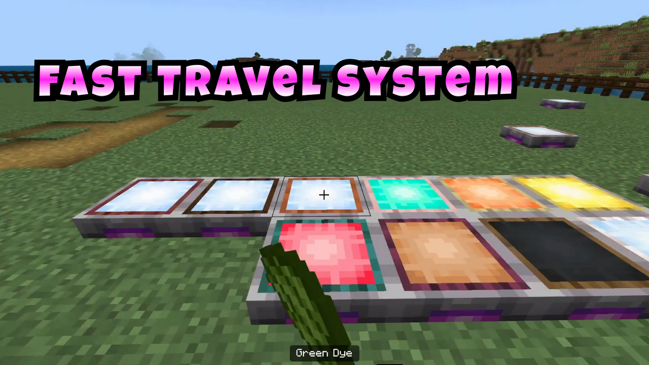 Fast Travel System Addon (1.21) - MCPE/Bedrock Mod - Mc-Mod.Net