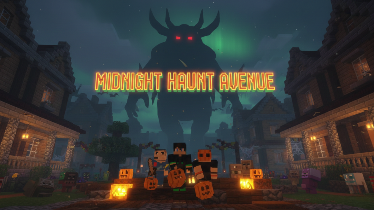 Midnight Haunt Avenue Map (1.21) - MCPE/Bedrock - Mc-Mod.Net