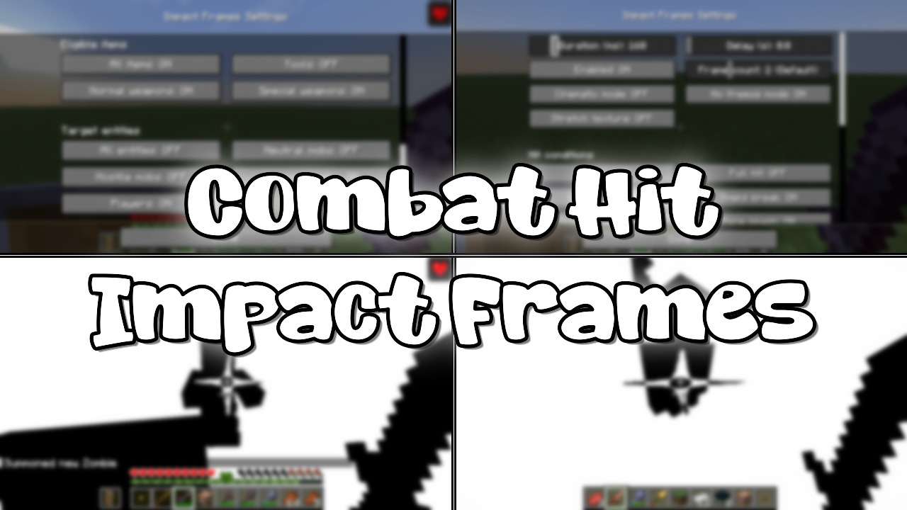 Combat Hit Impact Frames Mod (26.1.2, 1.21.11) - Mc-Mod.Net