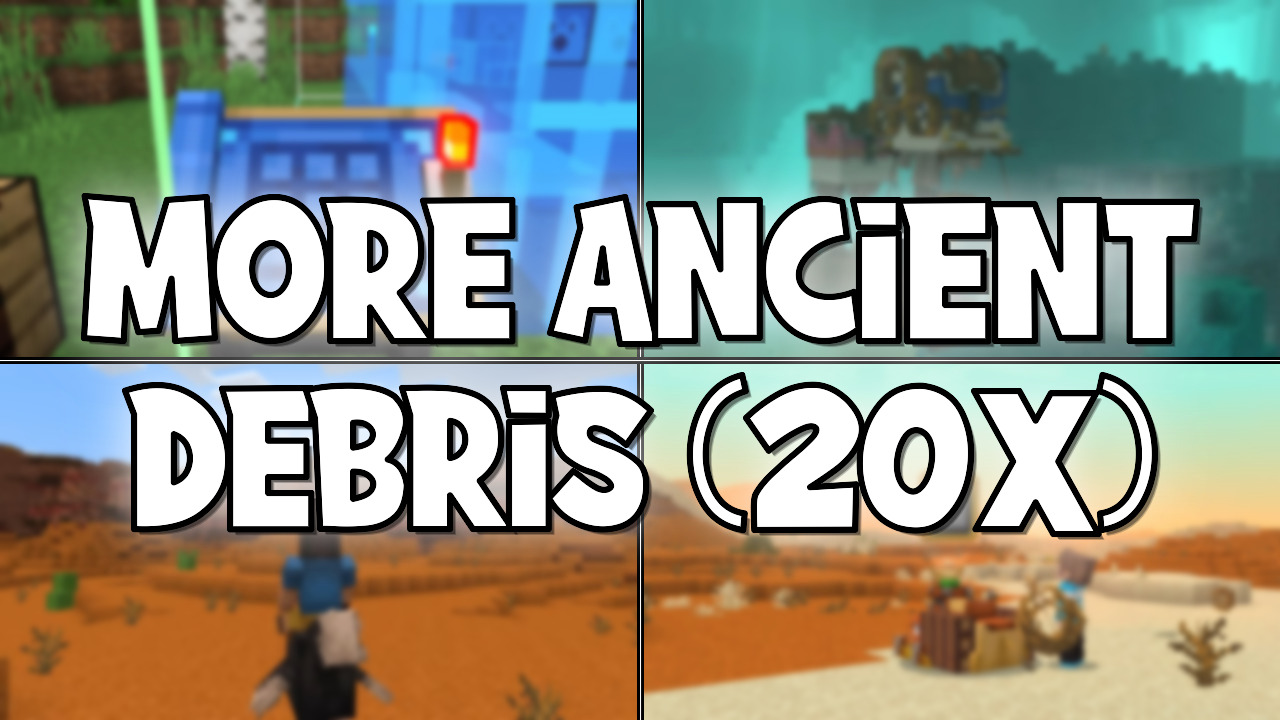 More Ancient Debris (20x) Data Pack (26.1.2) - Mc-Mod.Net