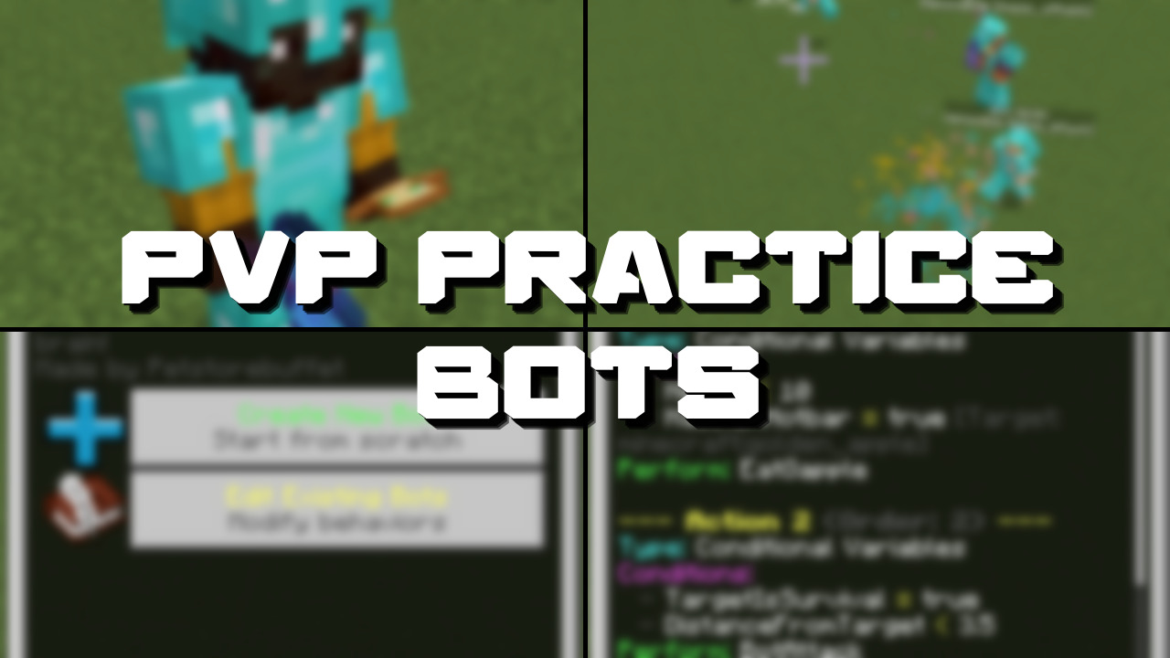 PvP Practice Bots Addon (26.10) - MCPE/Bedrock - Mc-Mod.Net