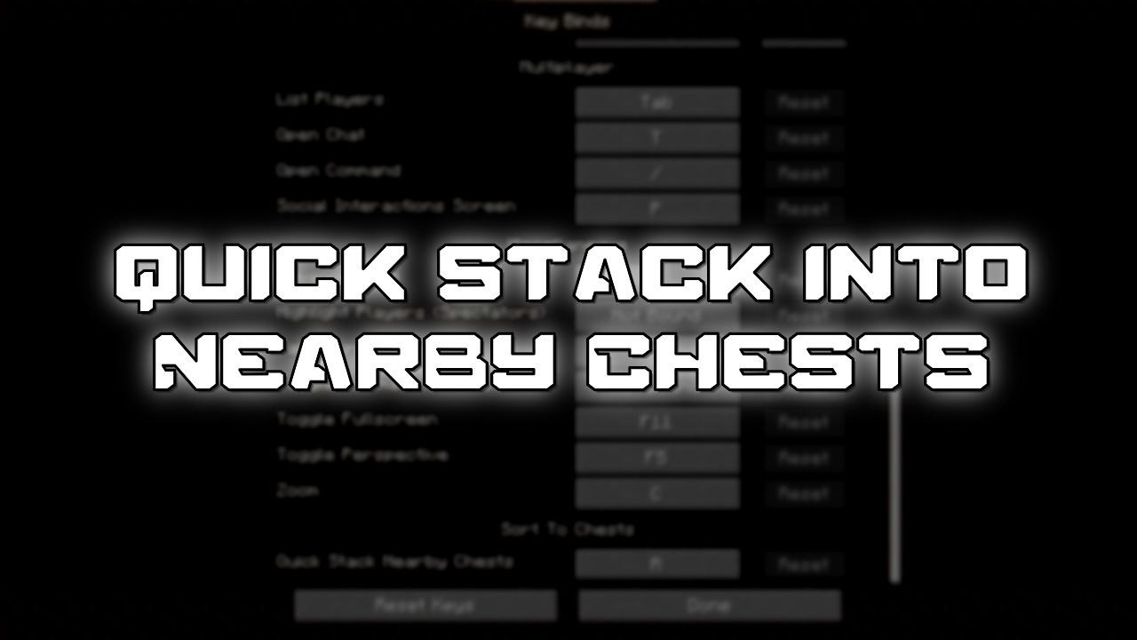 Quick Stack Into Nearby Chests Mod (1.20.1) - Mc-Mod.Net