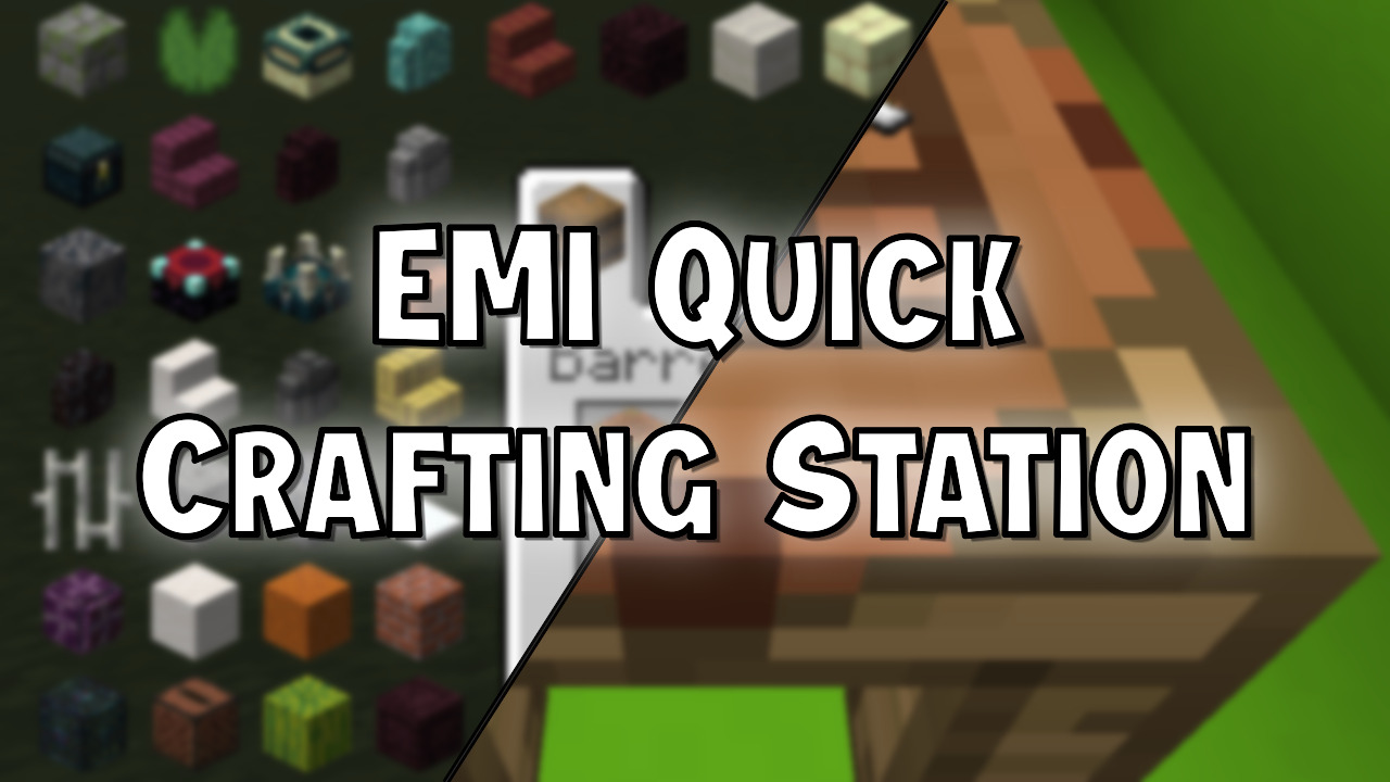 EMI Quick Crafting Station Mod (1.20.1) - Mc-Mod.Net