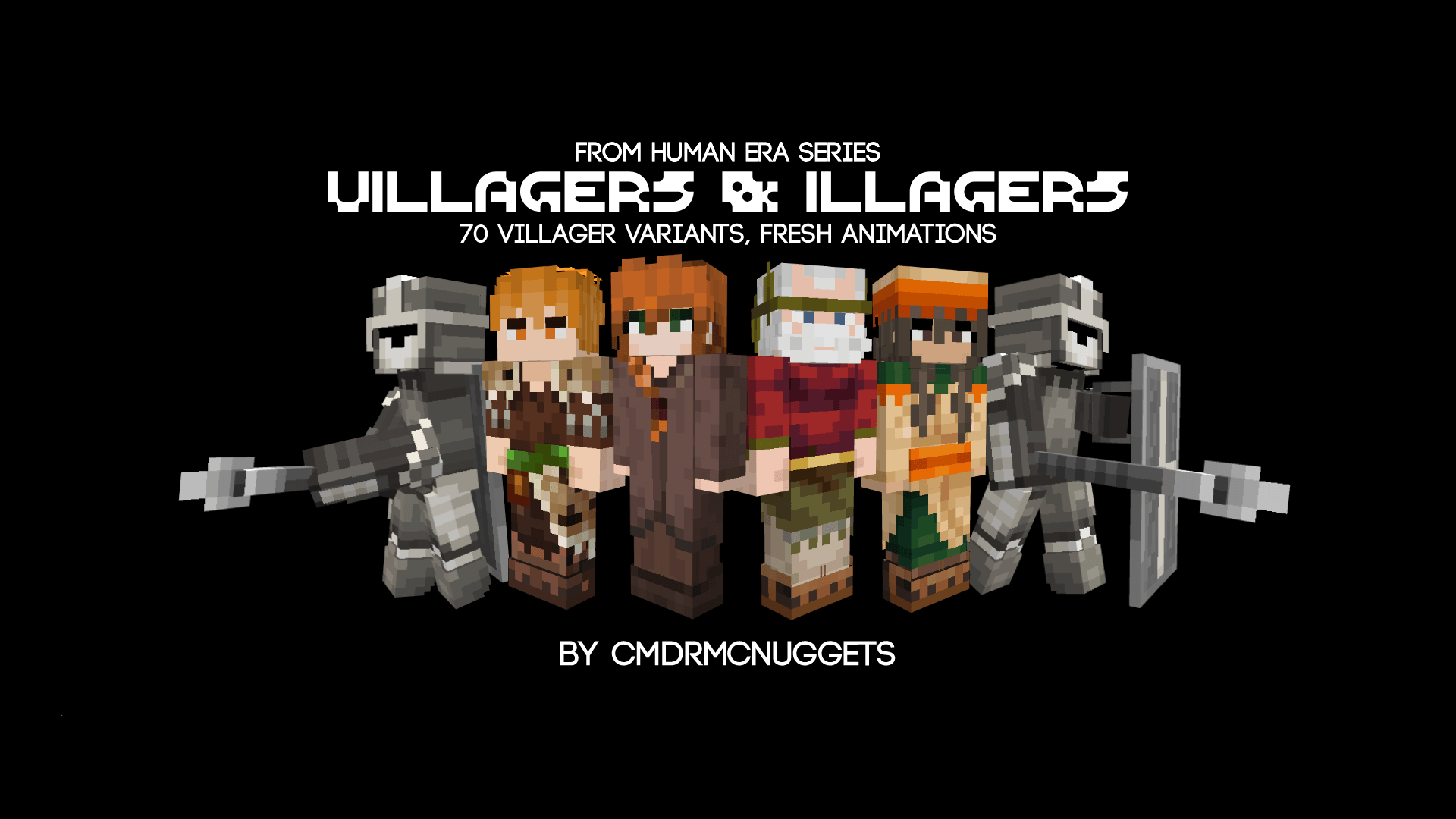 [ Bedrock ] Human Era: Villagers & Illagers X Actions N Stuff Texture ...