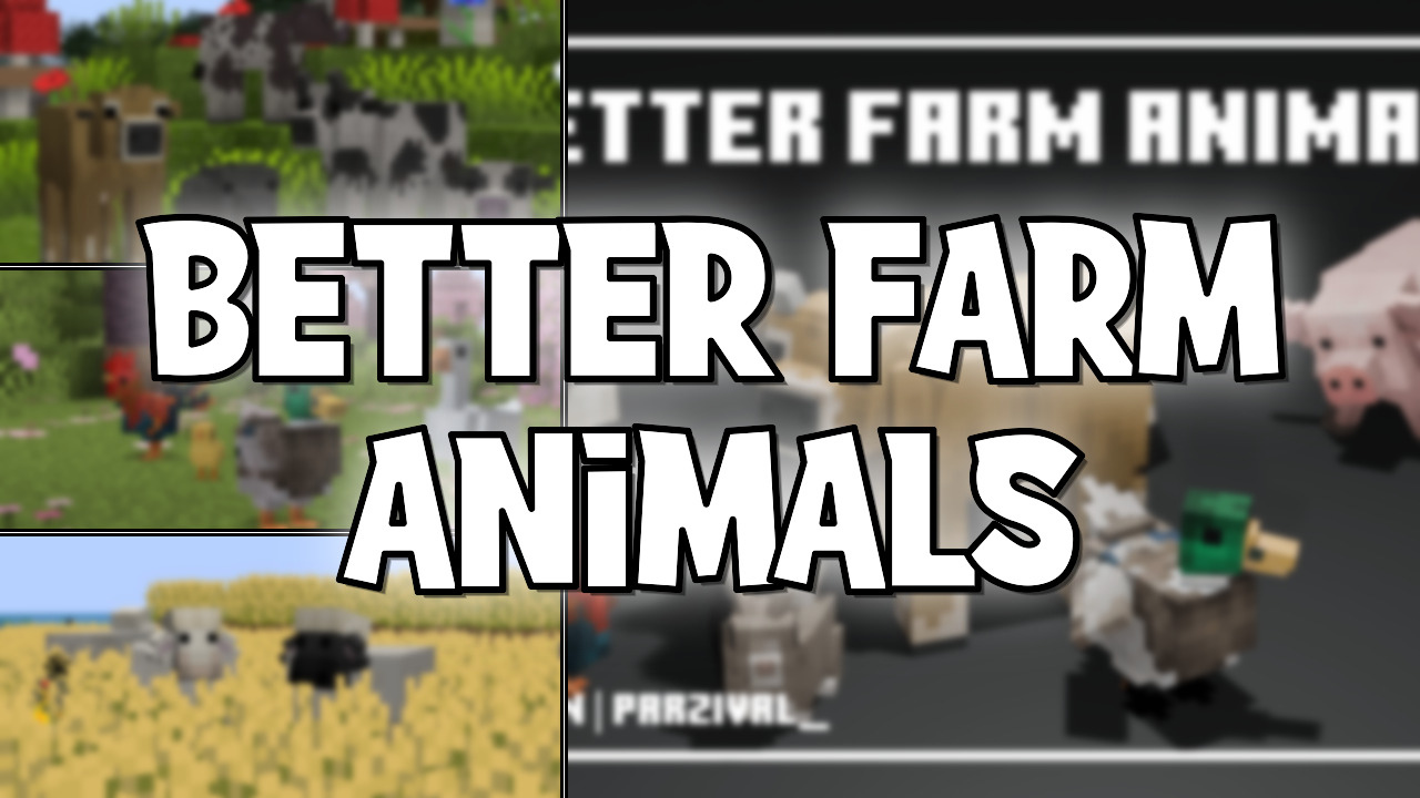 Better Farm Animals Texture Pack (26.20) - MCPE/Bedrock - Mc-Mod.Net