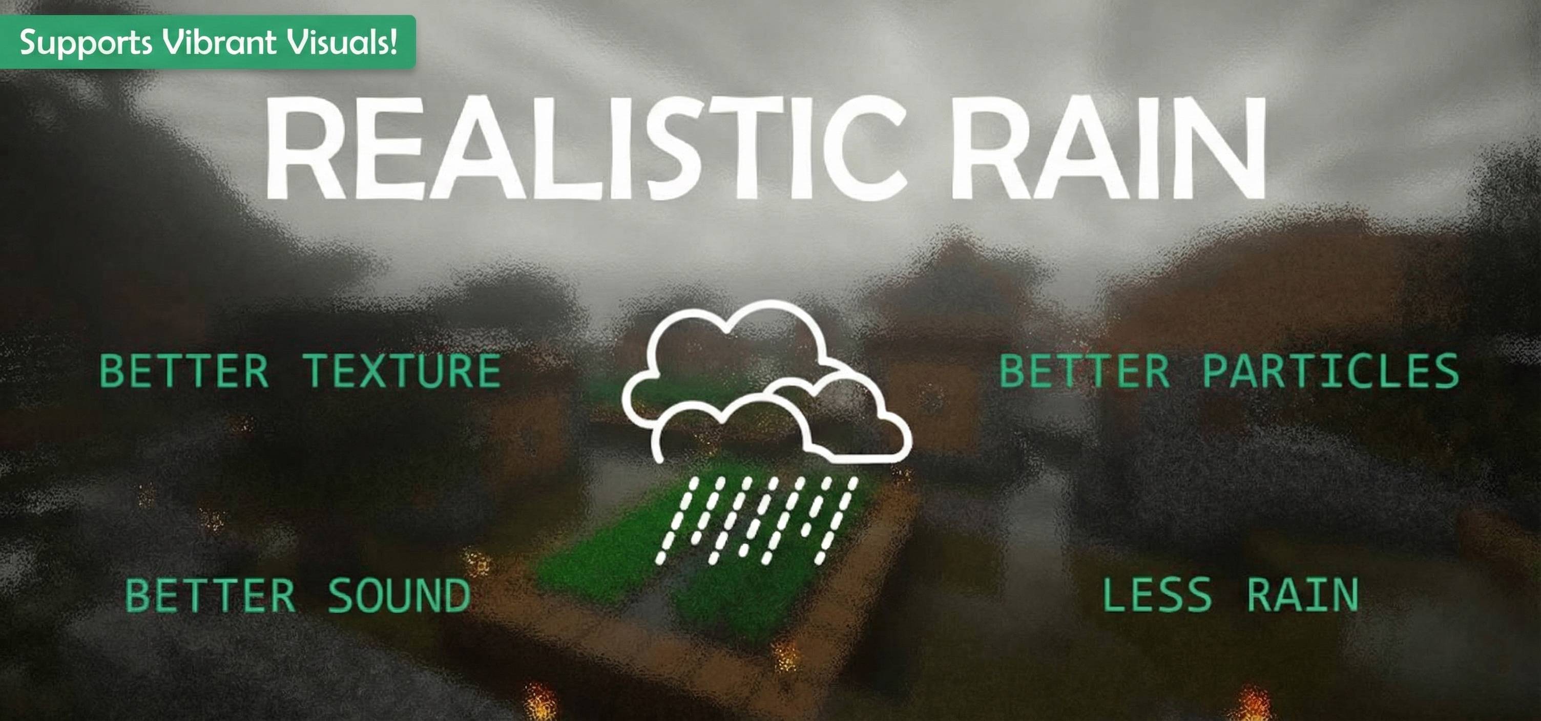 Better Rain Pack | Realistic Rain! Vibrant Visuals! Less Rain! Better ...
