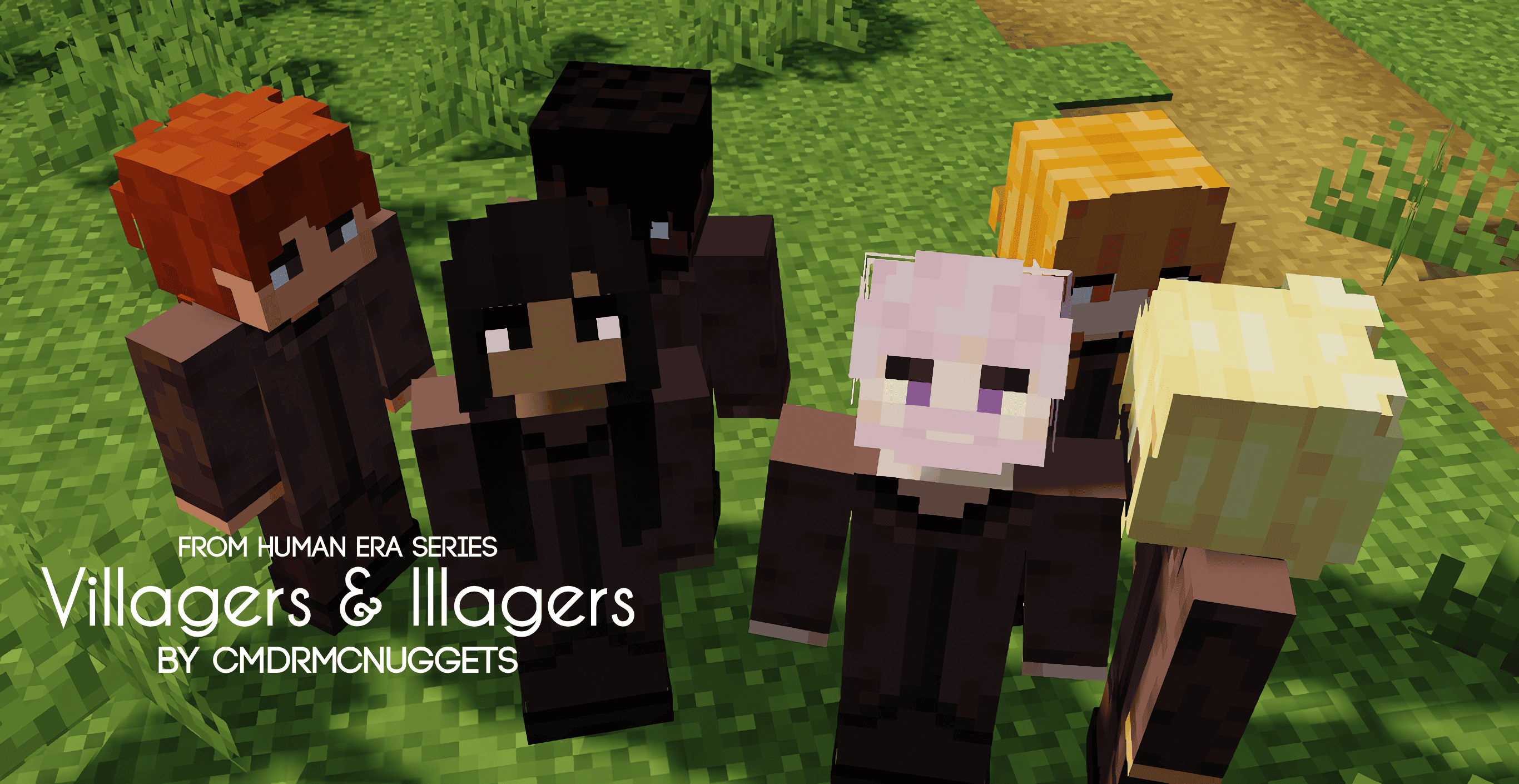 [ Bedrock ] Human Era: Villagers & Illagers X Actions N Stuff Texture ...
