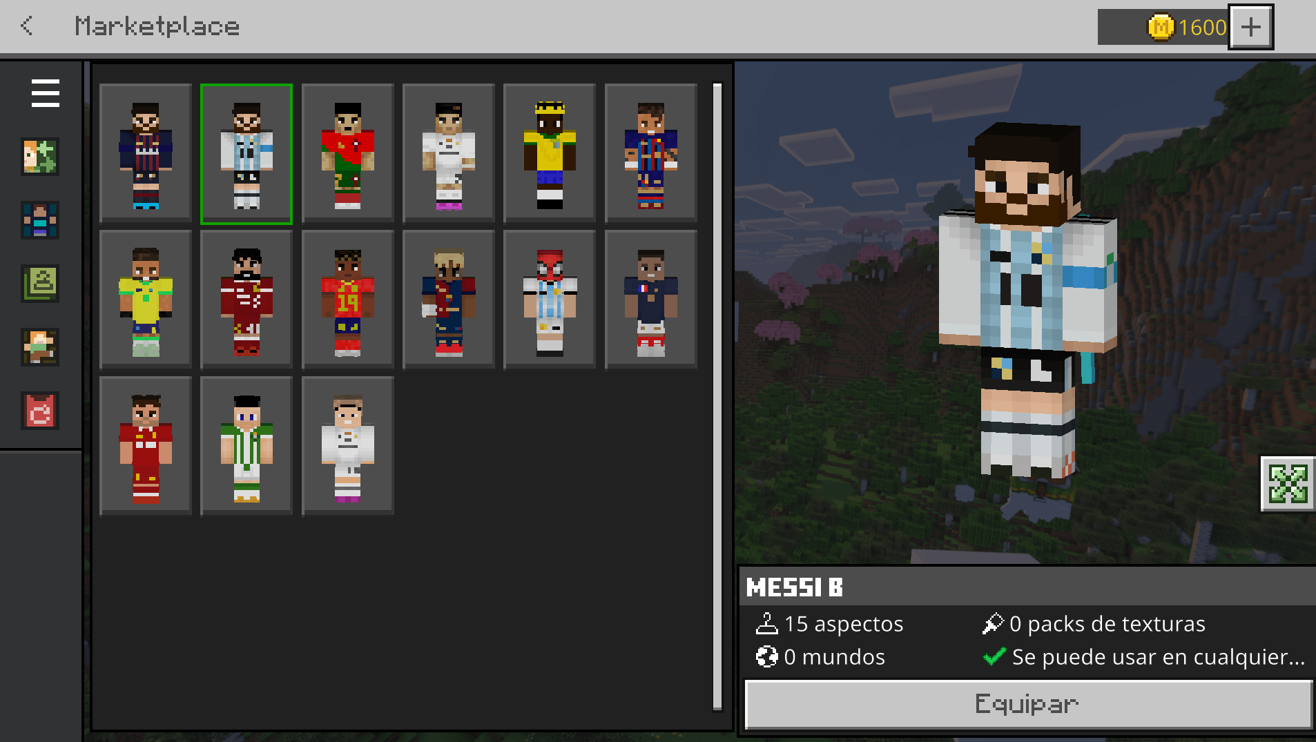 Football Players Skin Pack (1.21) - MCPE/Bedrock - Mc-Mod.Net