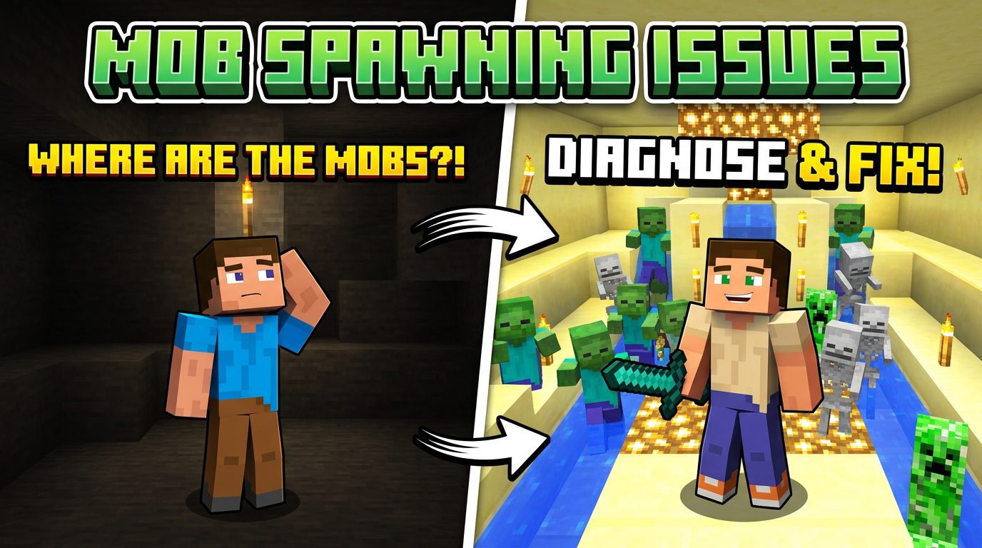 How to Diagnose and Fix Common Mob Spawning Issues in Your Base - Mc ...