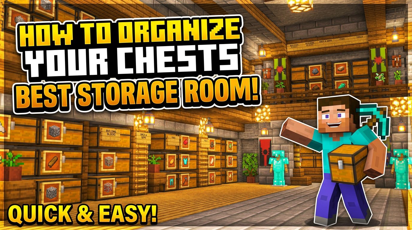 How to Organize Your Chests in Minecraft: Best Storage Room Layouts ...
