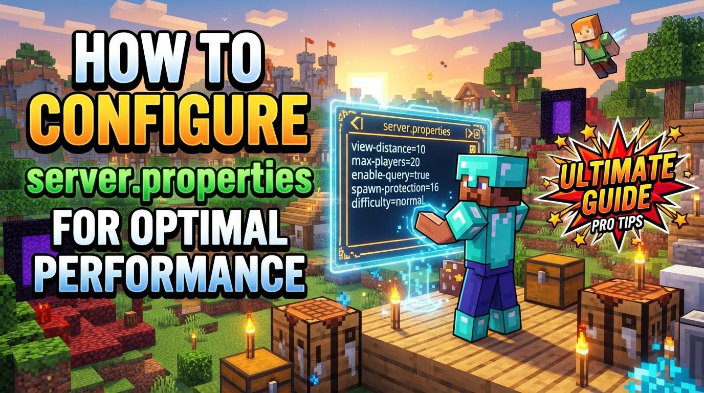 How to configure server.properties for optimal performance - Mc-Mod.Net